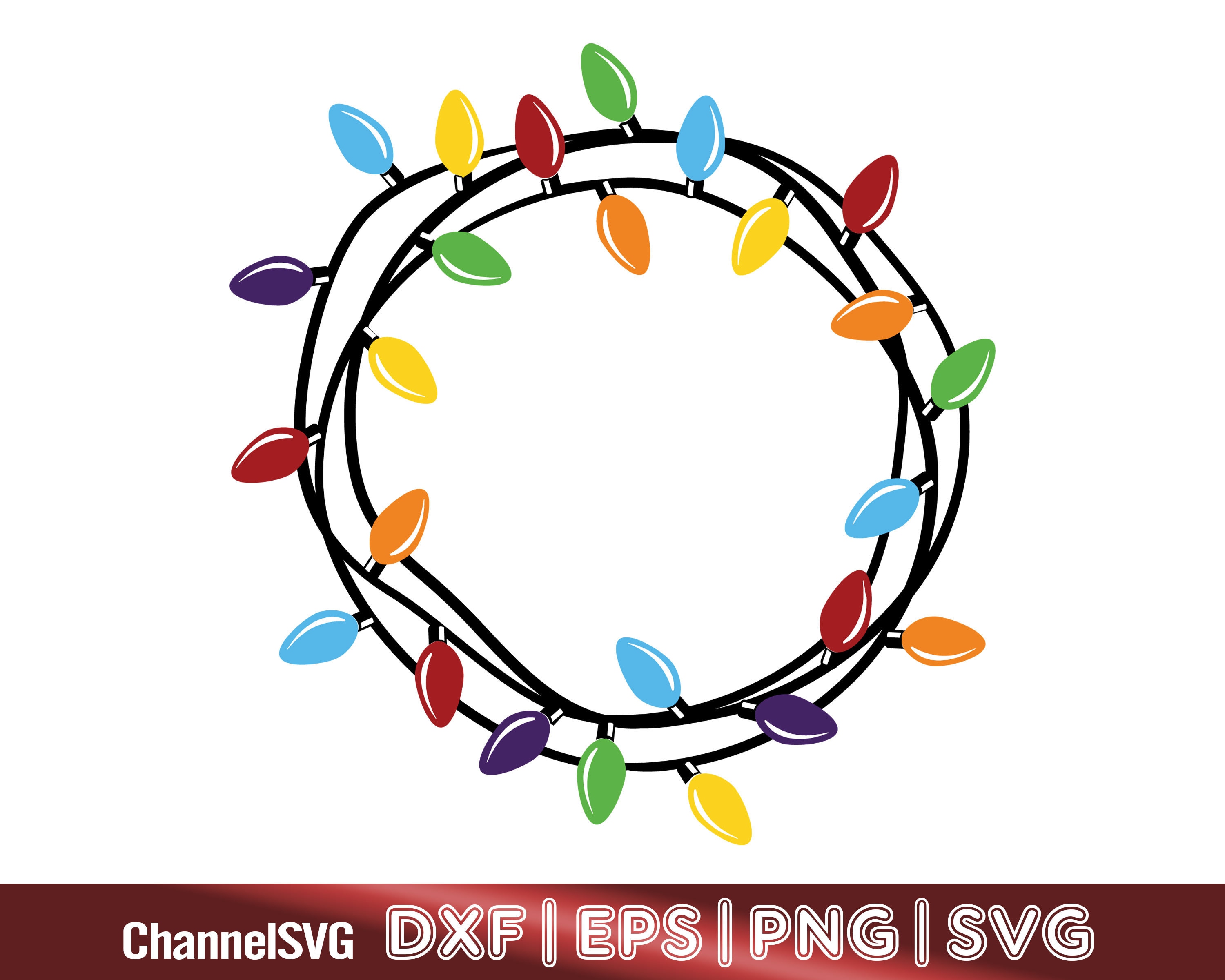 Christmas Lights Frames