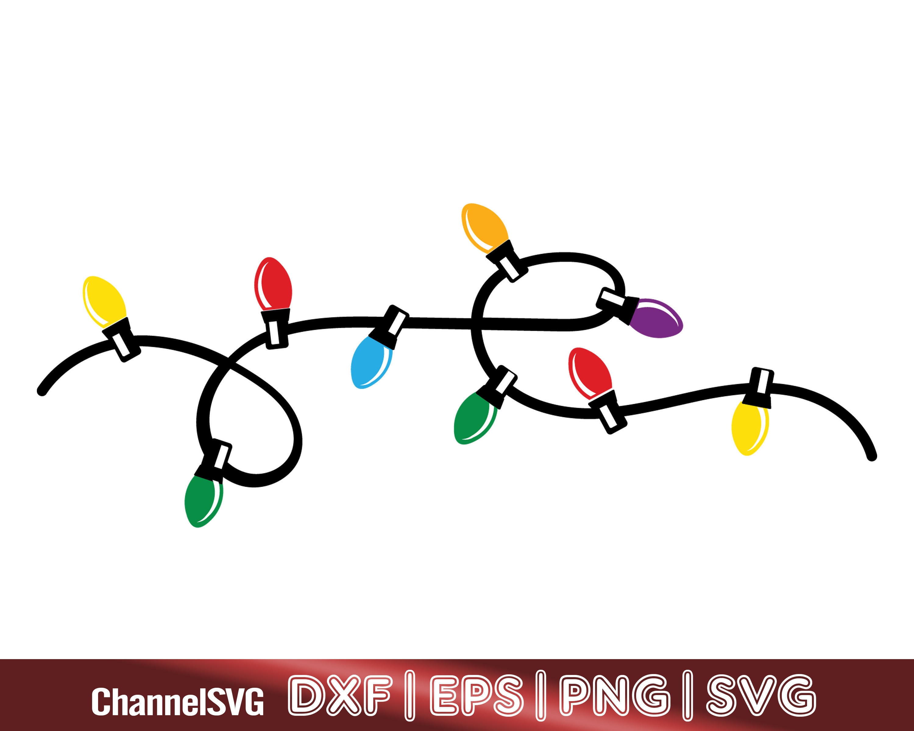 Colorful Christmas Light Strand