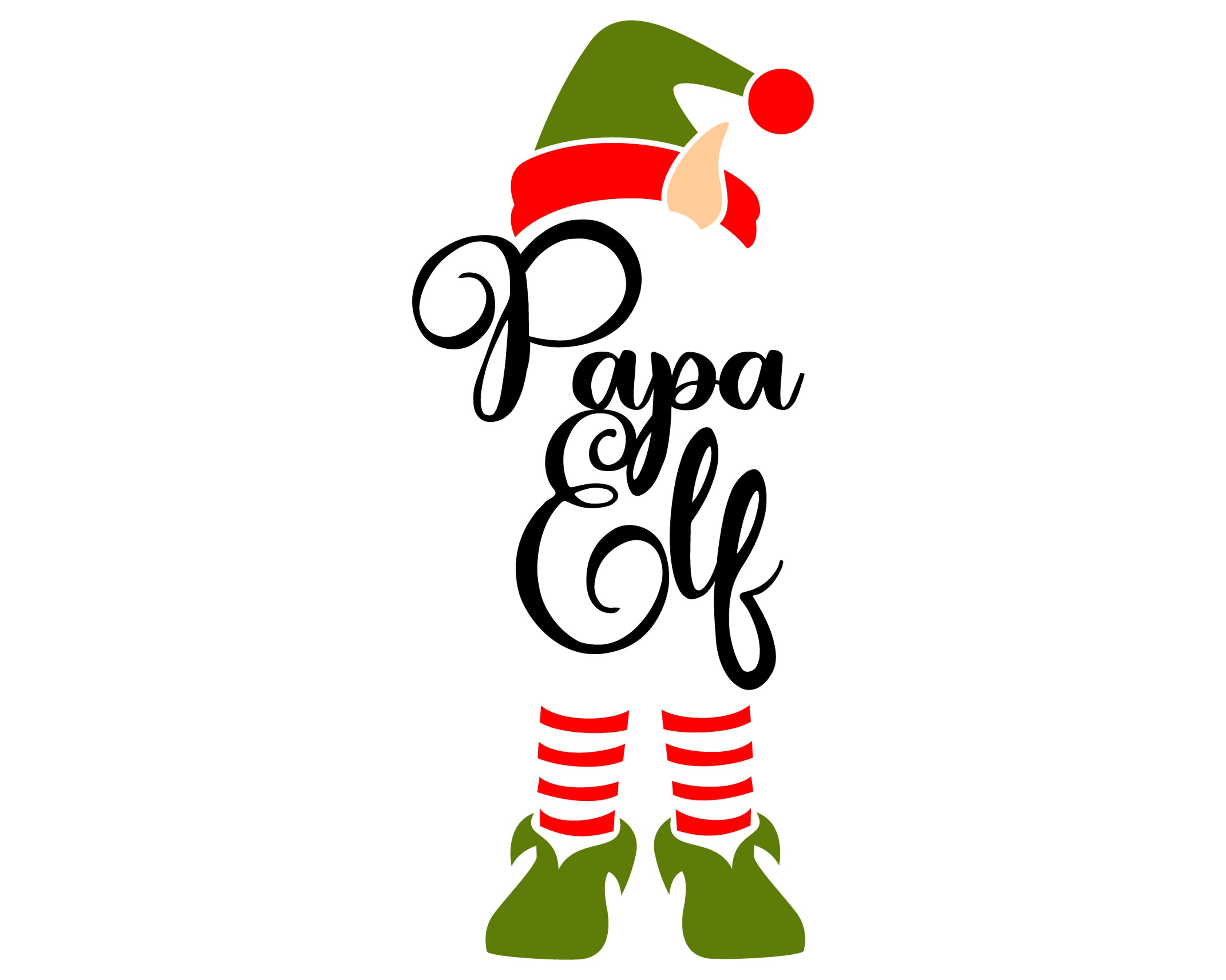 Daddy Elf SVG Papa Elf Svg Dad Elf Svg Father Elf Svg - Etsy Schweiz