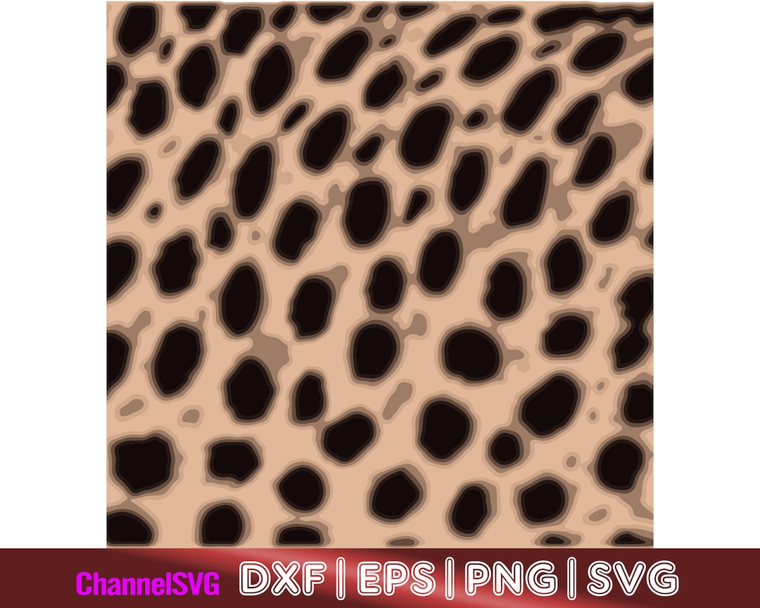 Cheetah Print SVG Cheetah SVG Cheetah Spots Svg Cheetah Print Vector ...