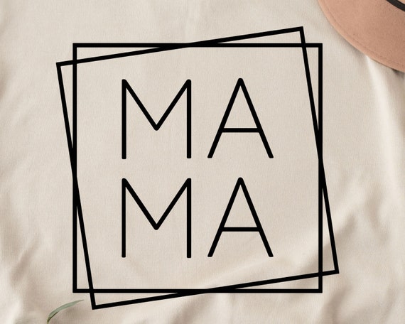 Mama Square SVG Mama Svg Mama Box Svg Mom Life Svg Girl | Etsy