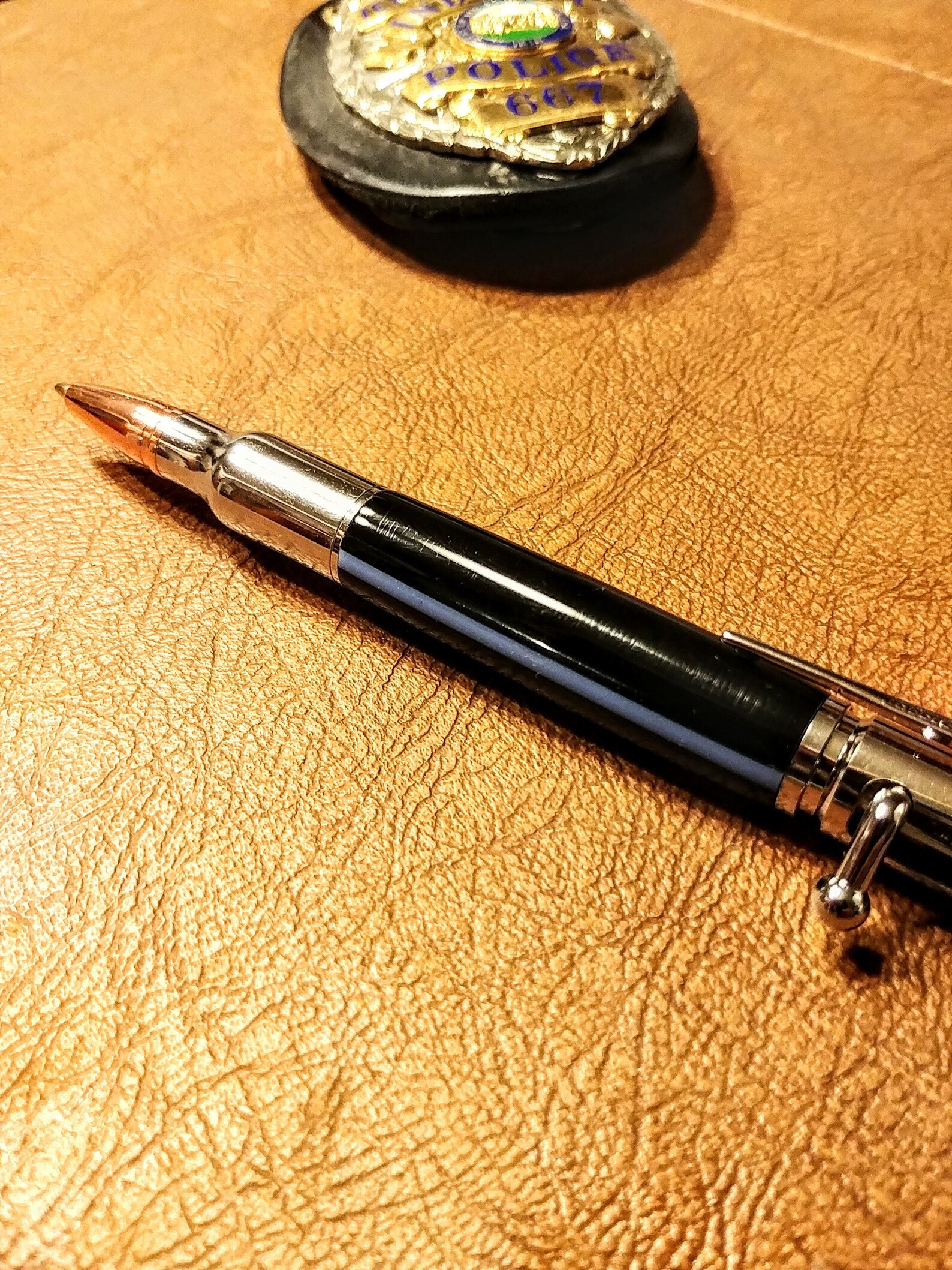 Thin Blue Line Pen - Etsy