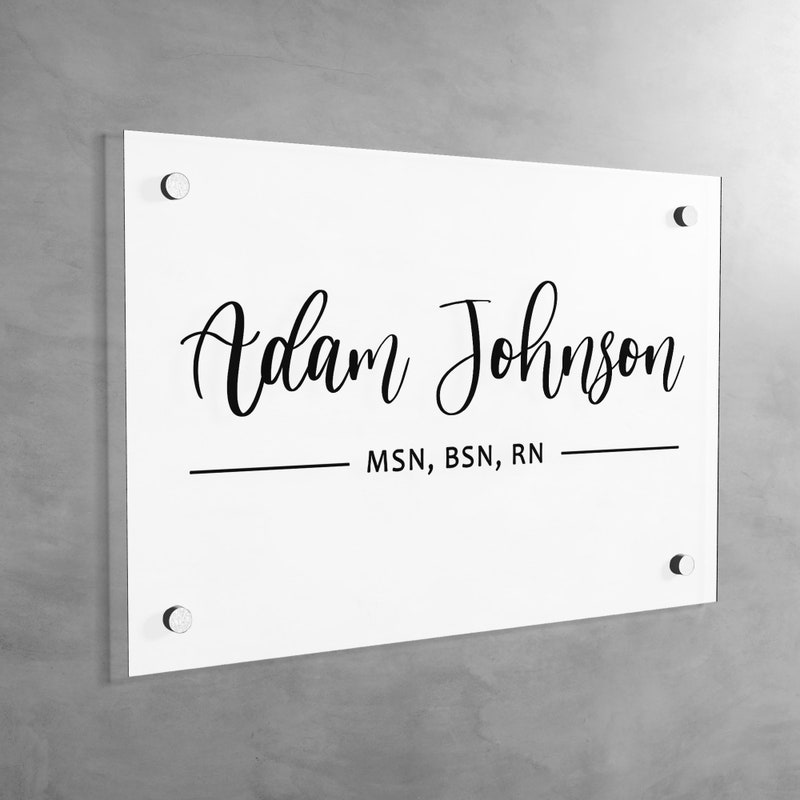 Wall Name Plate - Etsy