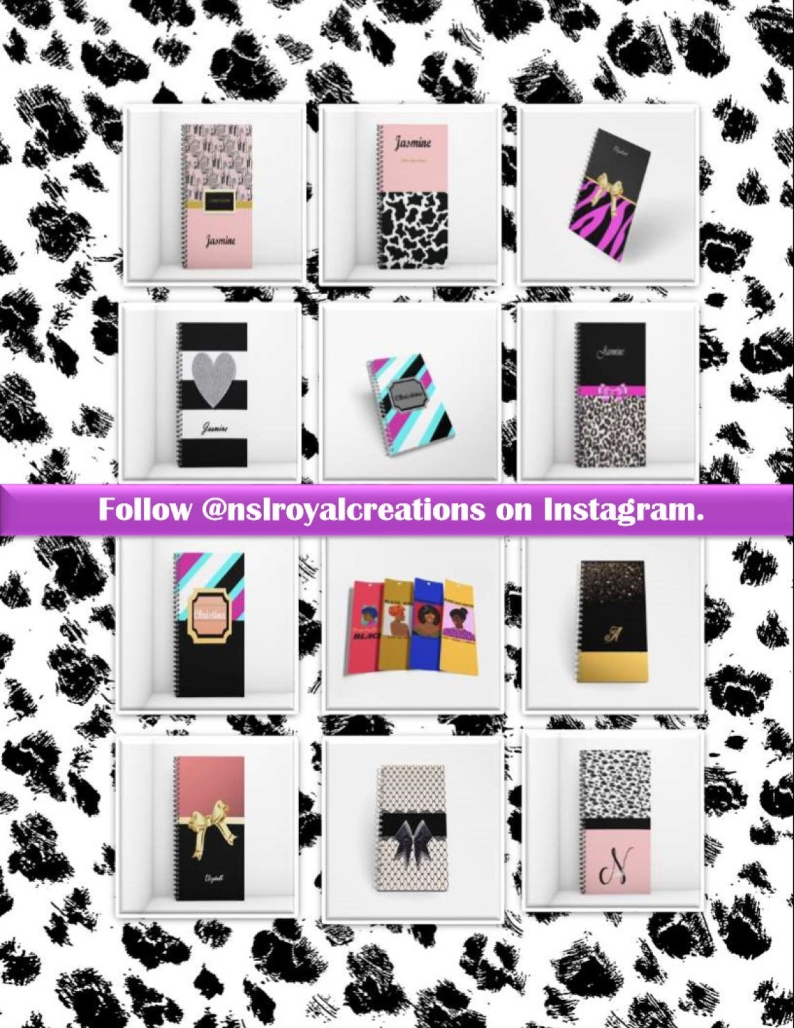 Personalized Bow Notebook, Elegant Gold Notebook, Chevron Gift Notebook ...