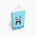 Panda Notebook Personalized With Ruled Line Pages, Panda Journal ...