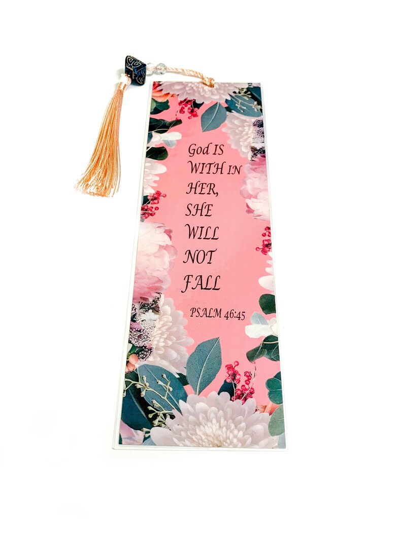 Floral Handmade Flower Psalm/bible Verse Bookmarks/ Scripture Bookmarks ...