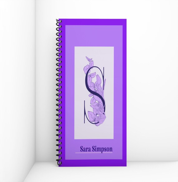 Personalized Initial Journal Letter Notebook Initial | Etsy