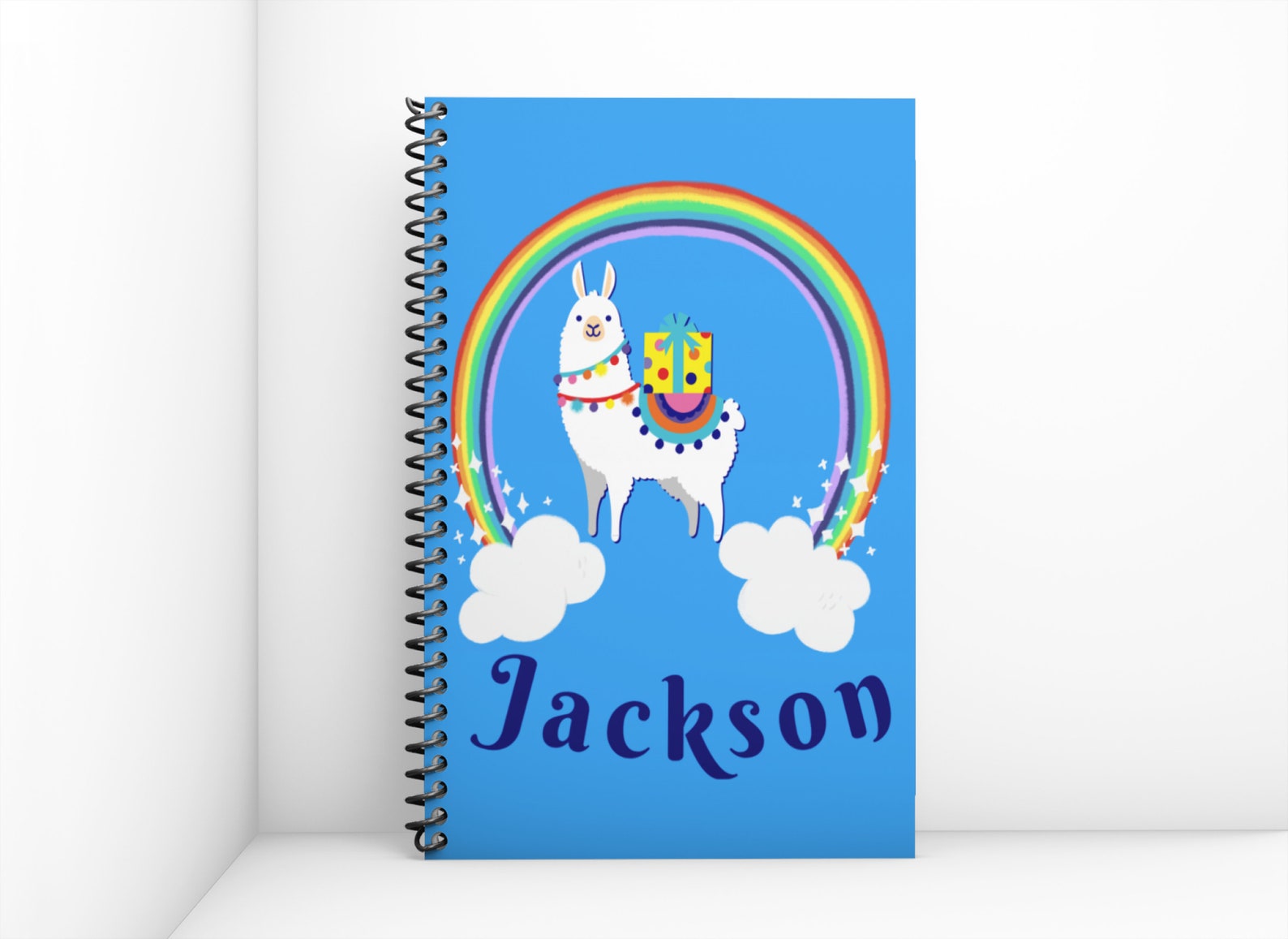 Llama Notebook Personalized With Ruled Line Pages Panda - Etsy