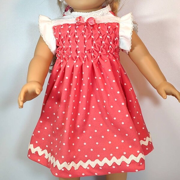Smocked Doll Dress Etsy