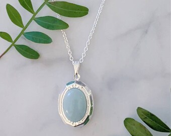 Gemstone Locket | Etsy