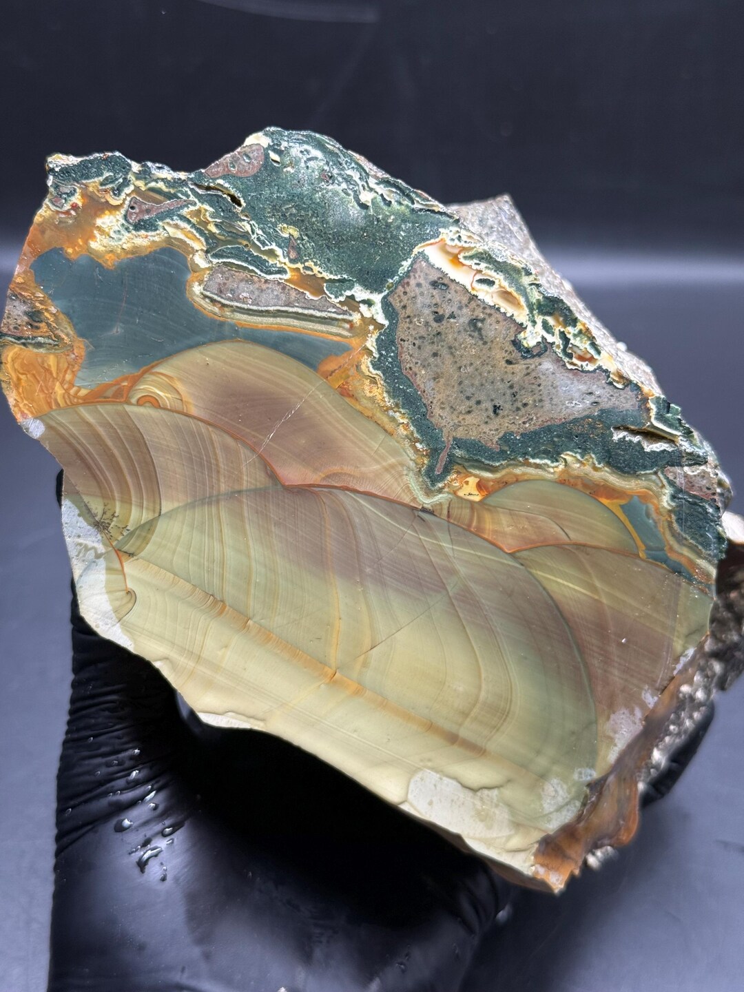 4 LB - Blue Mountain Jasper - Faced Rough - Etsy