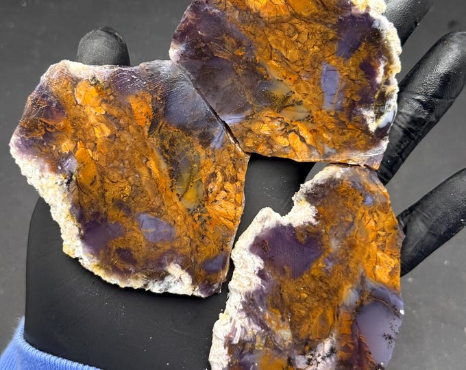 Amethyst Sage Agate Slabs - Nevada Purple Lapidary Rough - Etsy