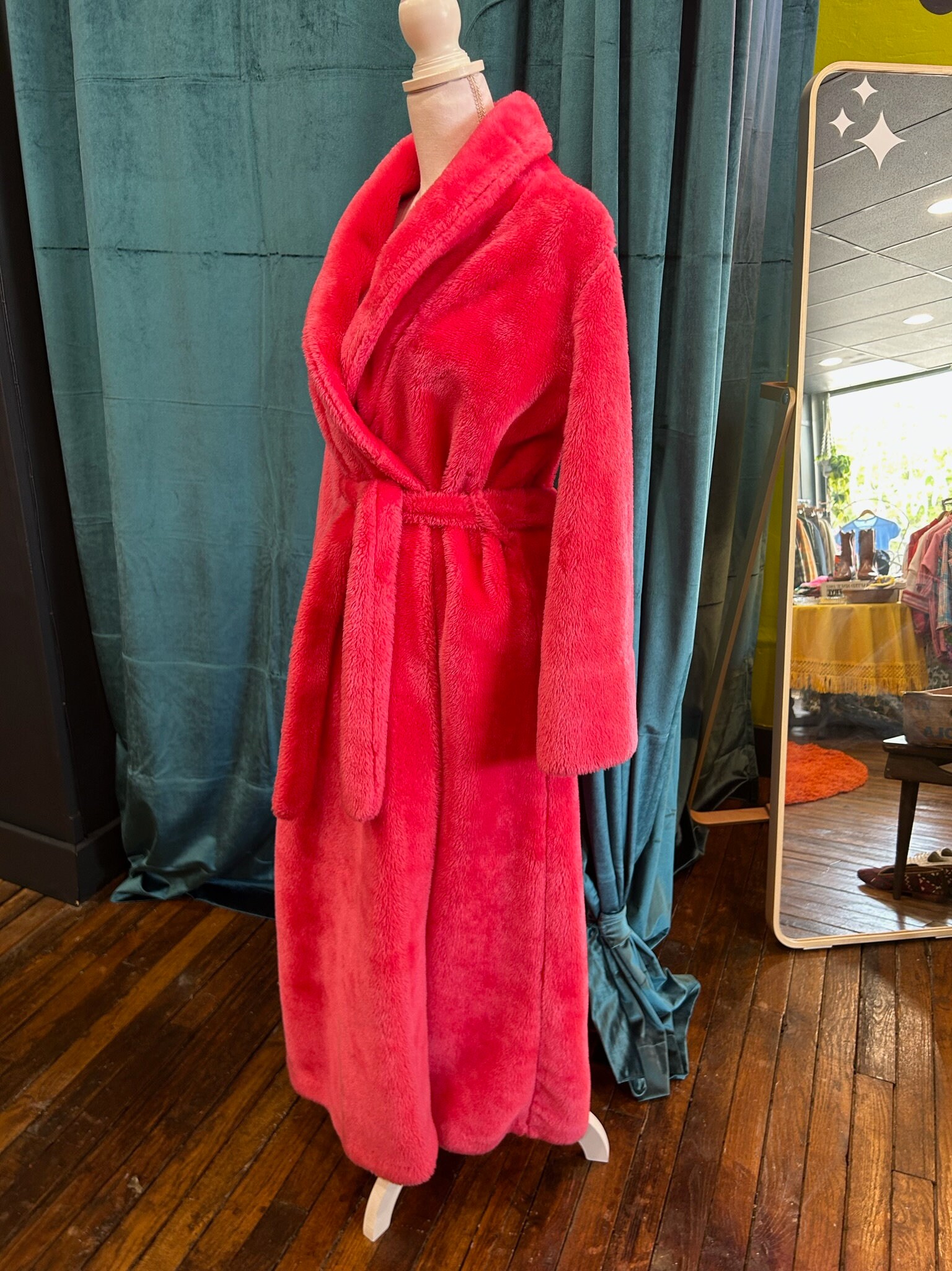 1960s Bubblegum Pink Fuzzy Robe - Etsy