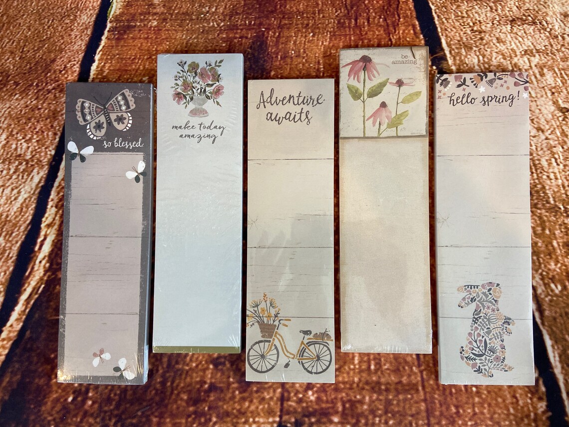 Inspirational Notepads | Farmhouse List Pads | Motivational Note Pads ...