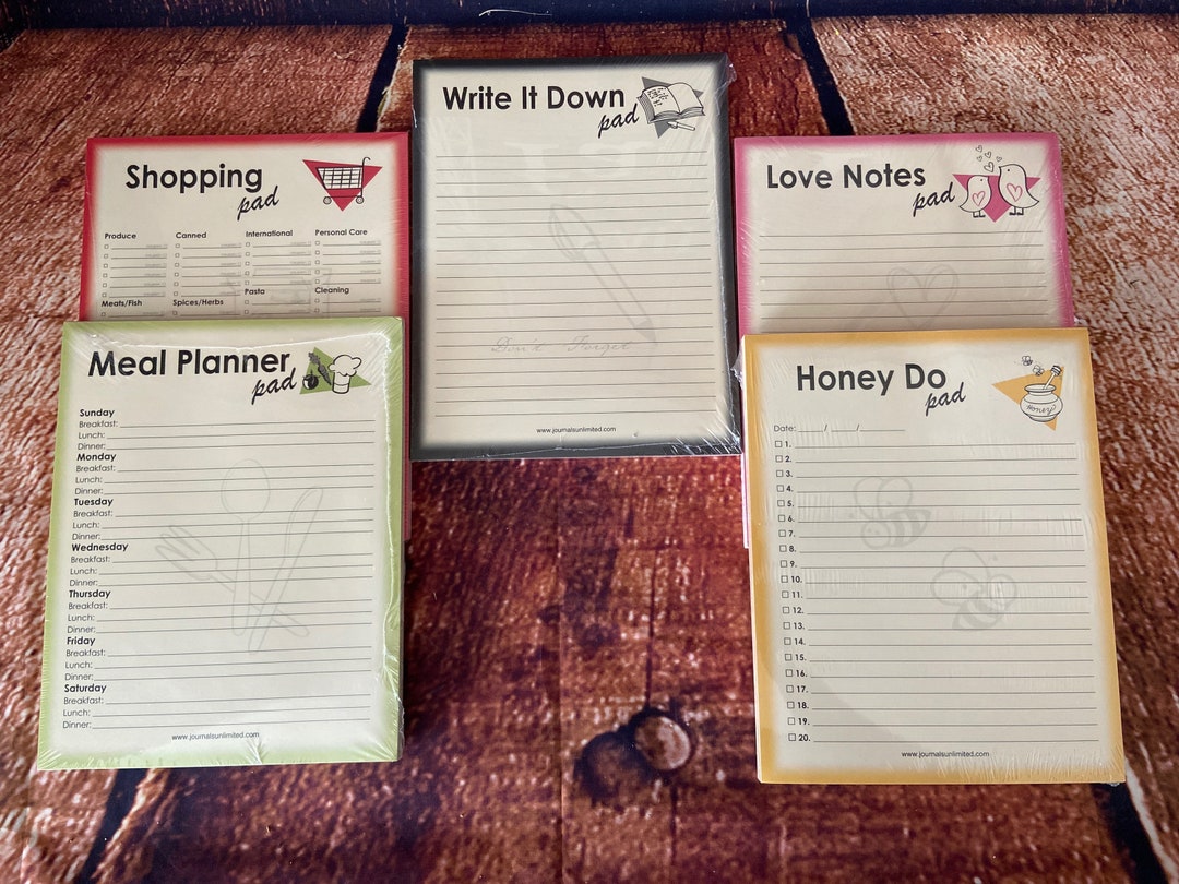 Jumbo Notepads - Etsy