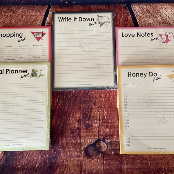 Custom Large Notepad - Etsy