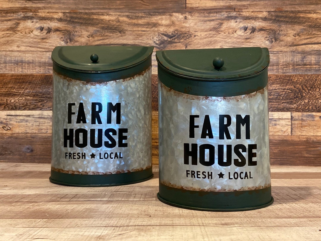 Farmhouse Bins Wall Decor - Etsy
