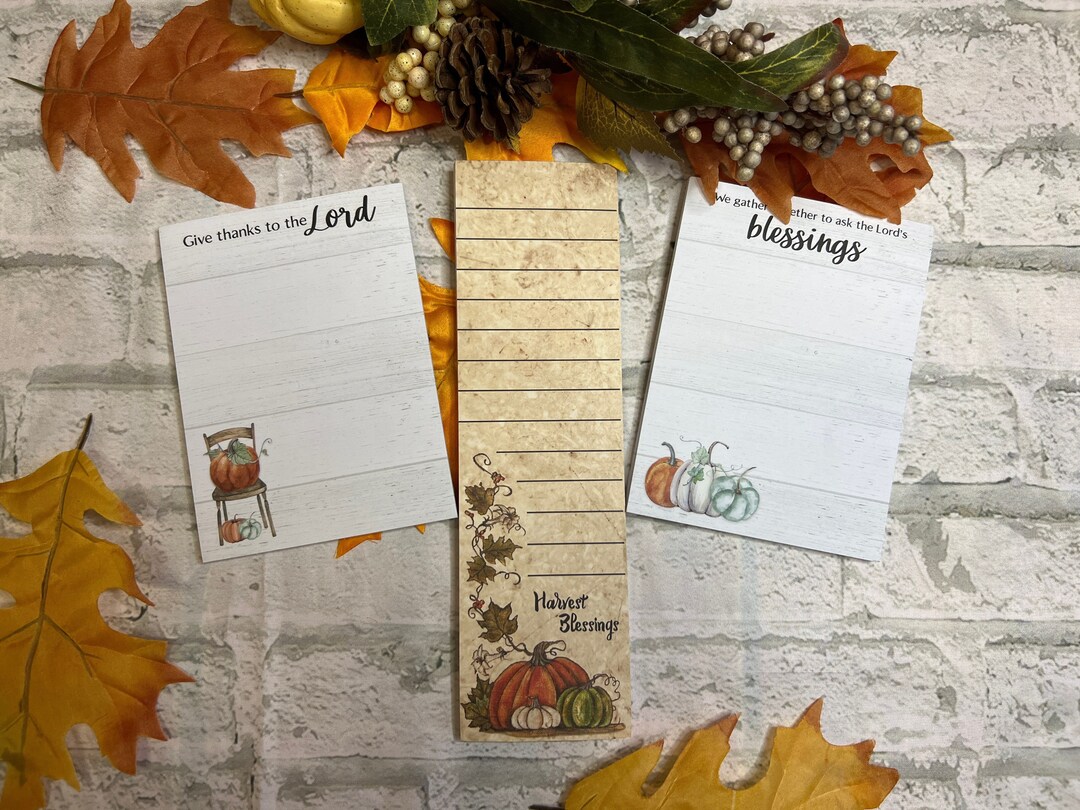Fall Faith-based Magnetic Notepads - Etsy