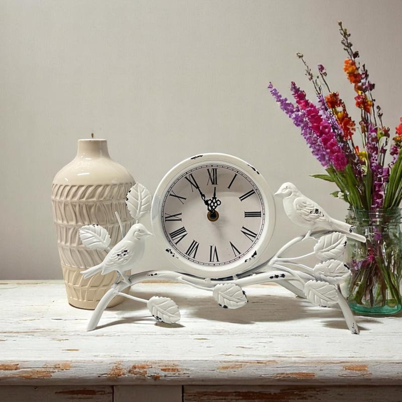Shabby Chic Clock - Etsy