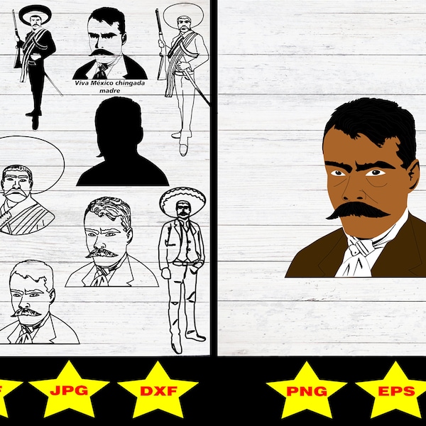 Emiliano Zapata Png - Etsy
