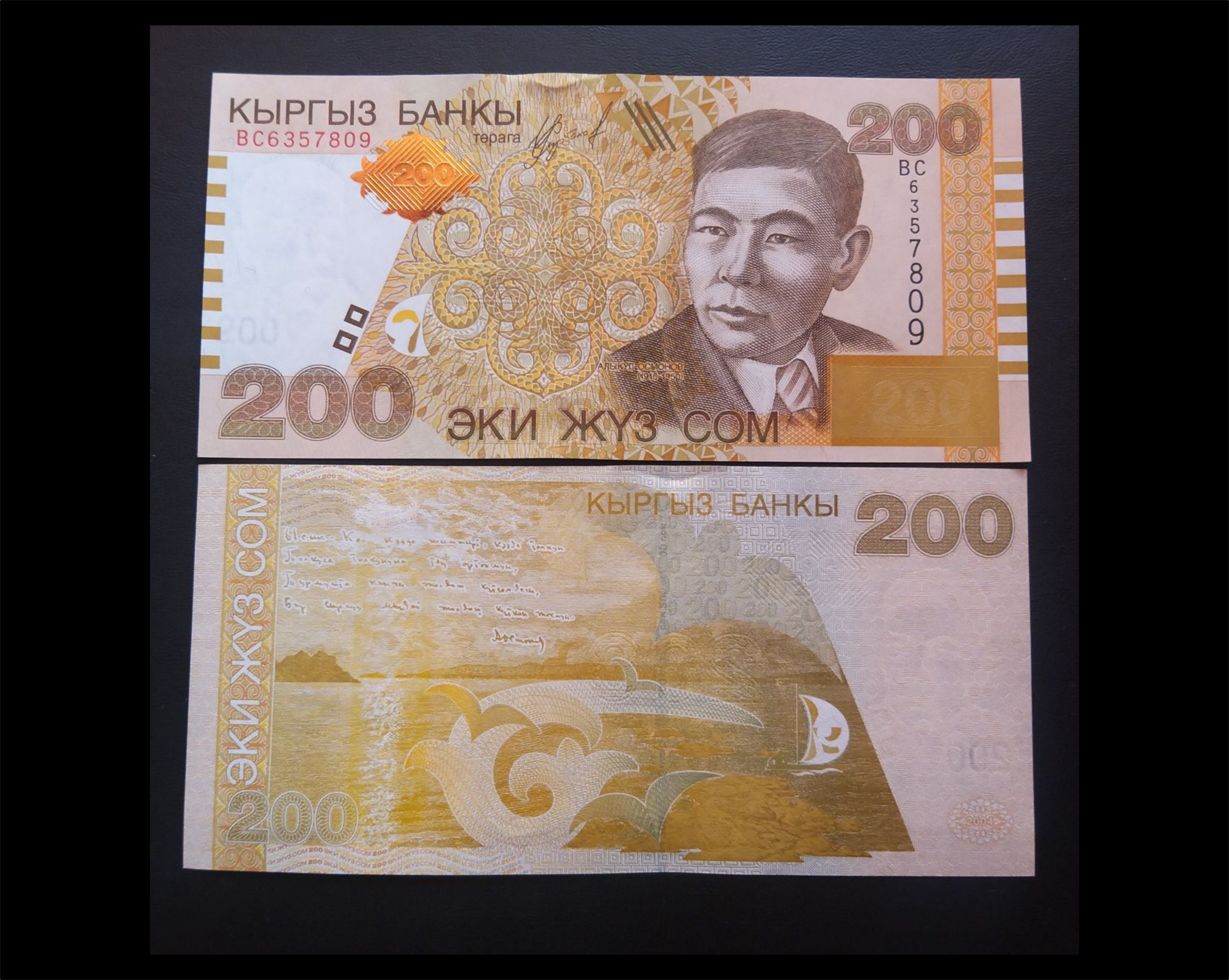 200 Som Kyrgyzstan Banknote Collectable Numismatics UNC - Etsy