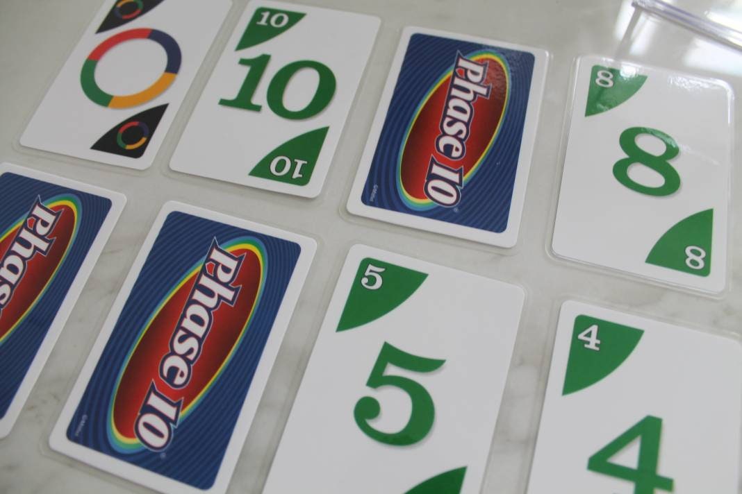Laminated Phase 10 - Card Games, Board Games, Travel Case Gift - Etsy