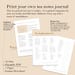 Tea Tasting Notes Journal Printable PDF Template, Track Your Teas ...