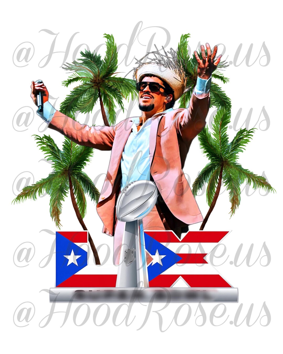 Abuela, Vamos Pal’ Super Bowl!" PNG - Bad Bunny Super Bowl Inspired ...