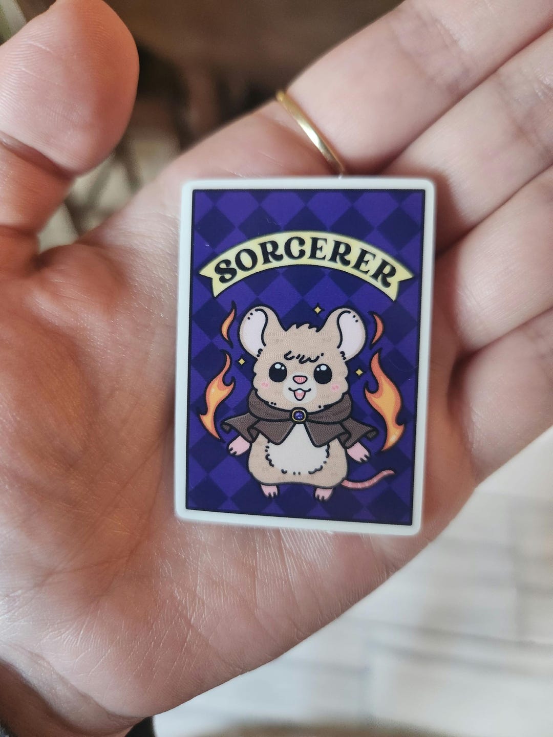 Sorcerer Mouse Transparent Sticker for Dungeons and Dragons - Etsy
