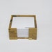 Wooden Memo Block Holder, Sticky Note Paper Holder, Beech Box, Office ...