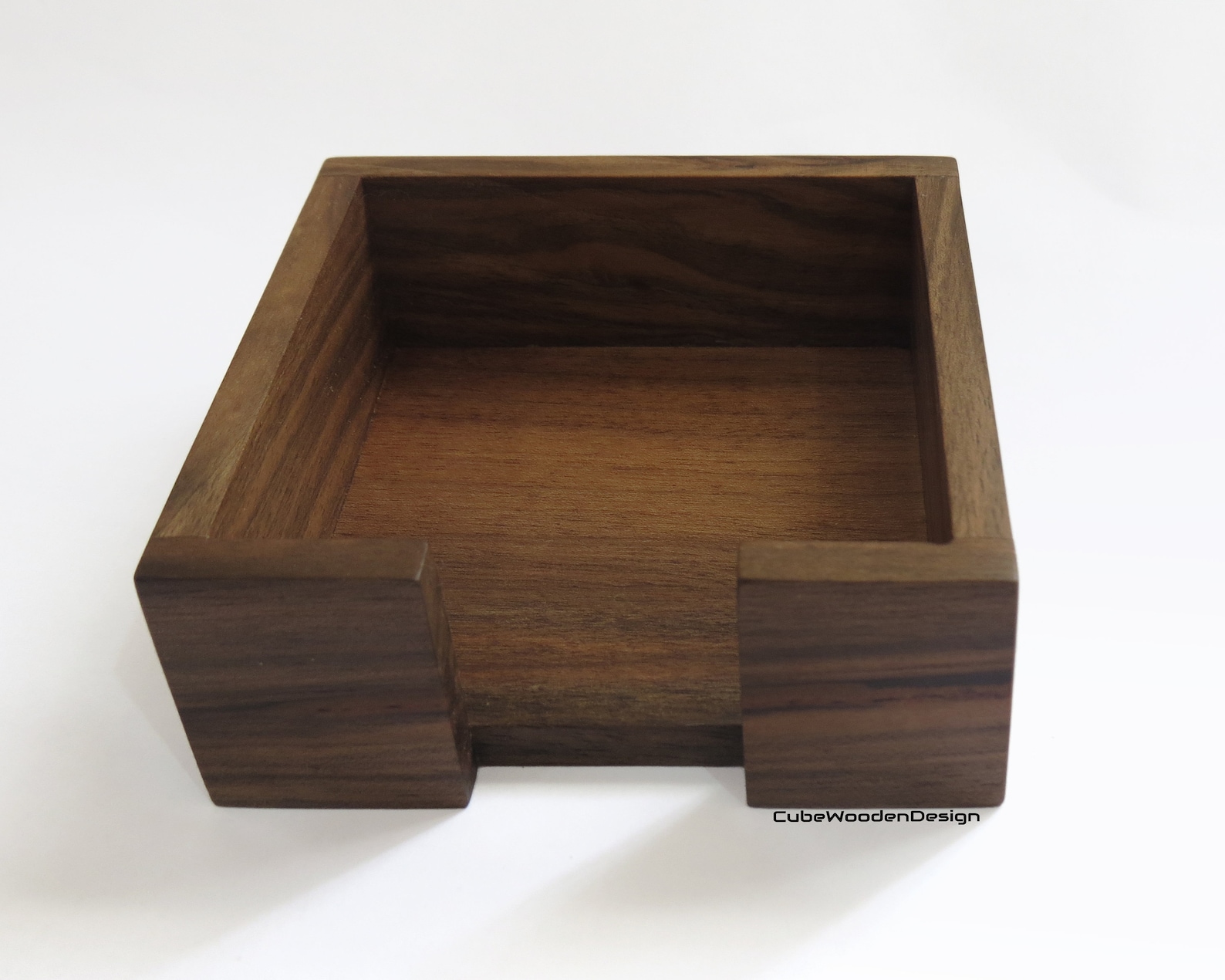 Post It Note Holder for 3*3 Inch,wooden Memo Block Holder, Sticky Note ...