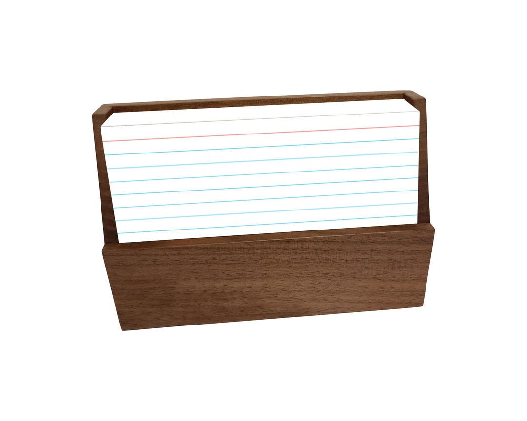 Index Card Display Stand, Wooden Card Holder for 4*6 In, to Do List ...