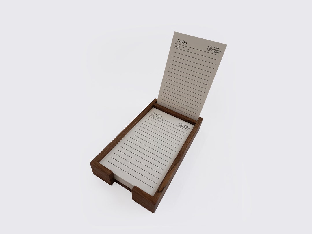 Wooden Note Holder for 3*5 Inch, to Do List, Check List, Card Holder ...