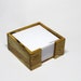 Wooden Memo Block Holder, Sticky Note Paper Holder, Beech Box, Office ...