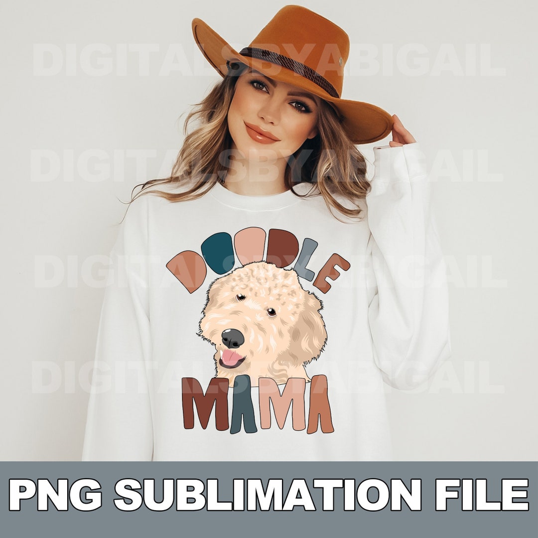 Goldendoodle Mama PNG Boho Doodle Mama Dog Sublimation File Dog Mama ...