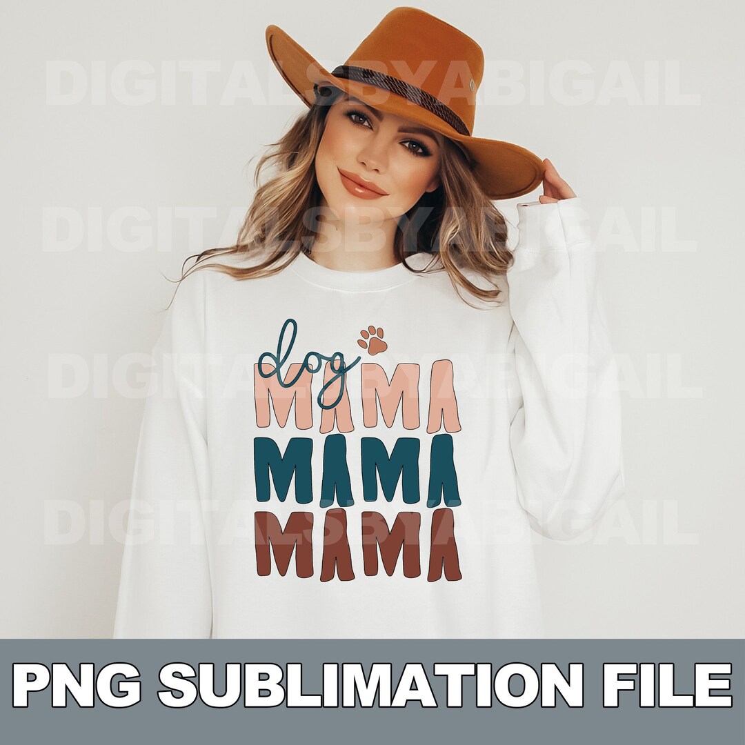 Dog Mama PNG Boho Dog Mama Sublimation File Dog Mama PNG Dog Mama Shirt ...