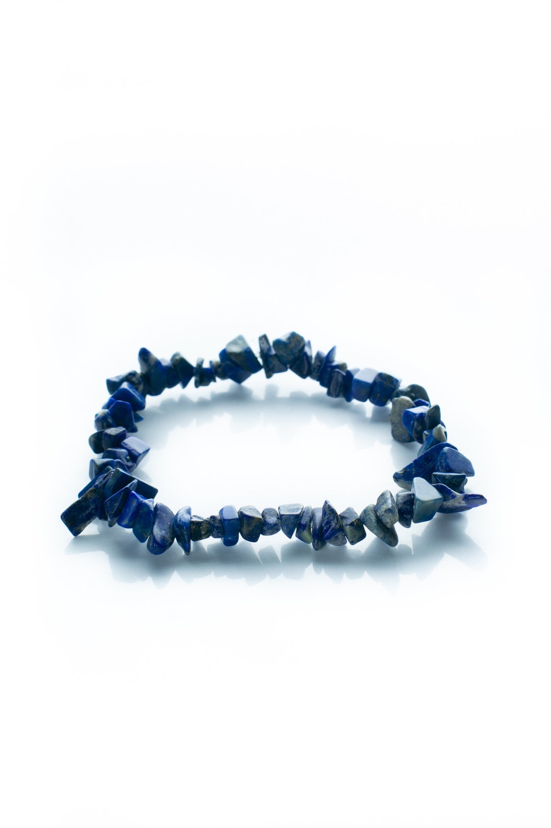 Lapiz Lazuli Chip Bracelet - Etsy