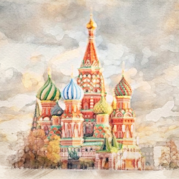 St Basils Cathedral - Etsy