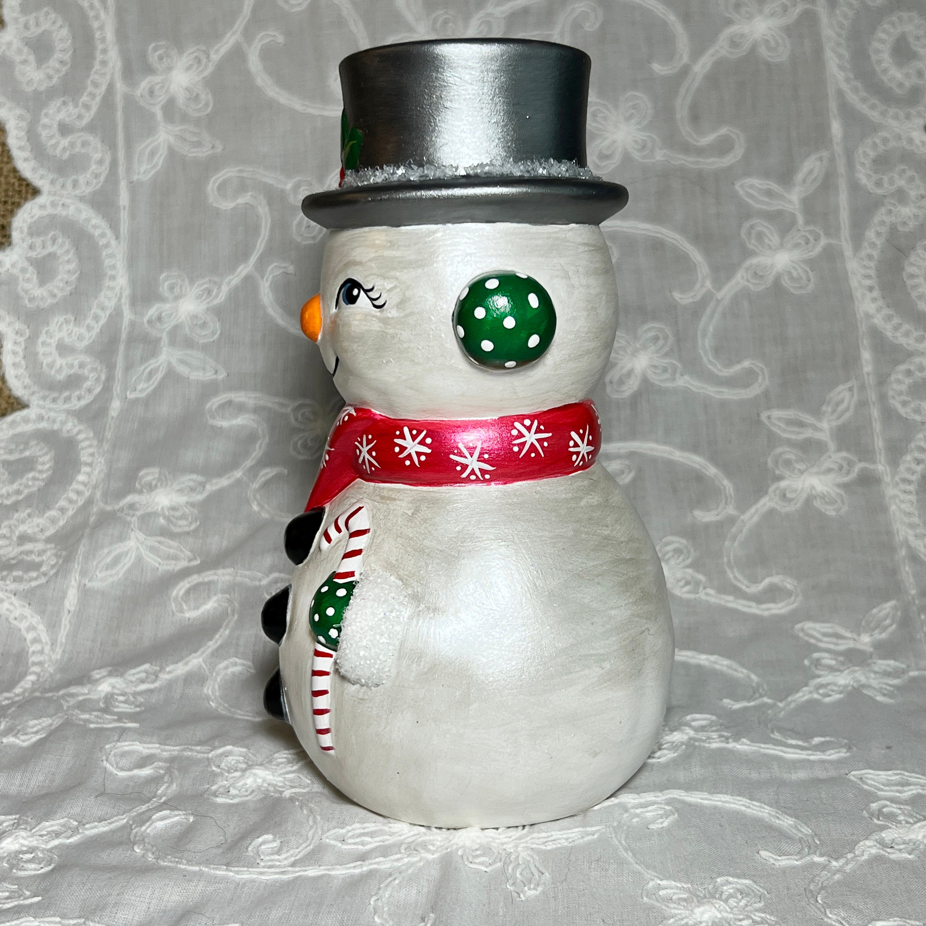 Vintage Snowman Retro Snowman Glitter Snowman Vintage - Etsy