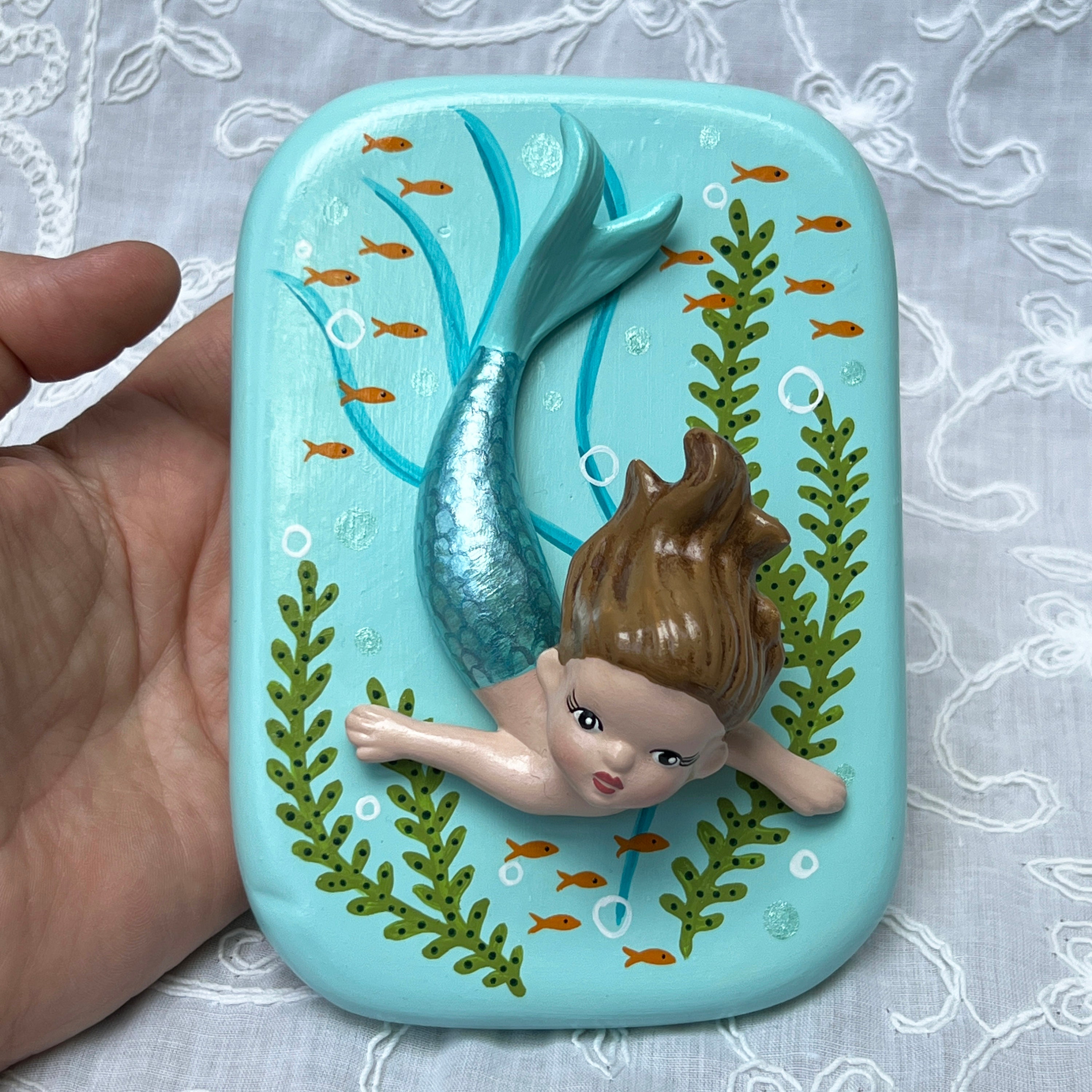 Vintage Mermaid Mermaid Plaque Mermaid Wall Hanging Cute - Etsy