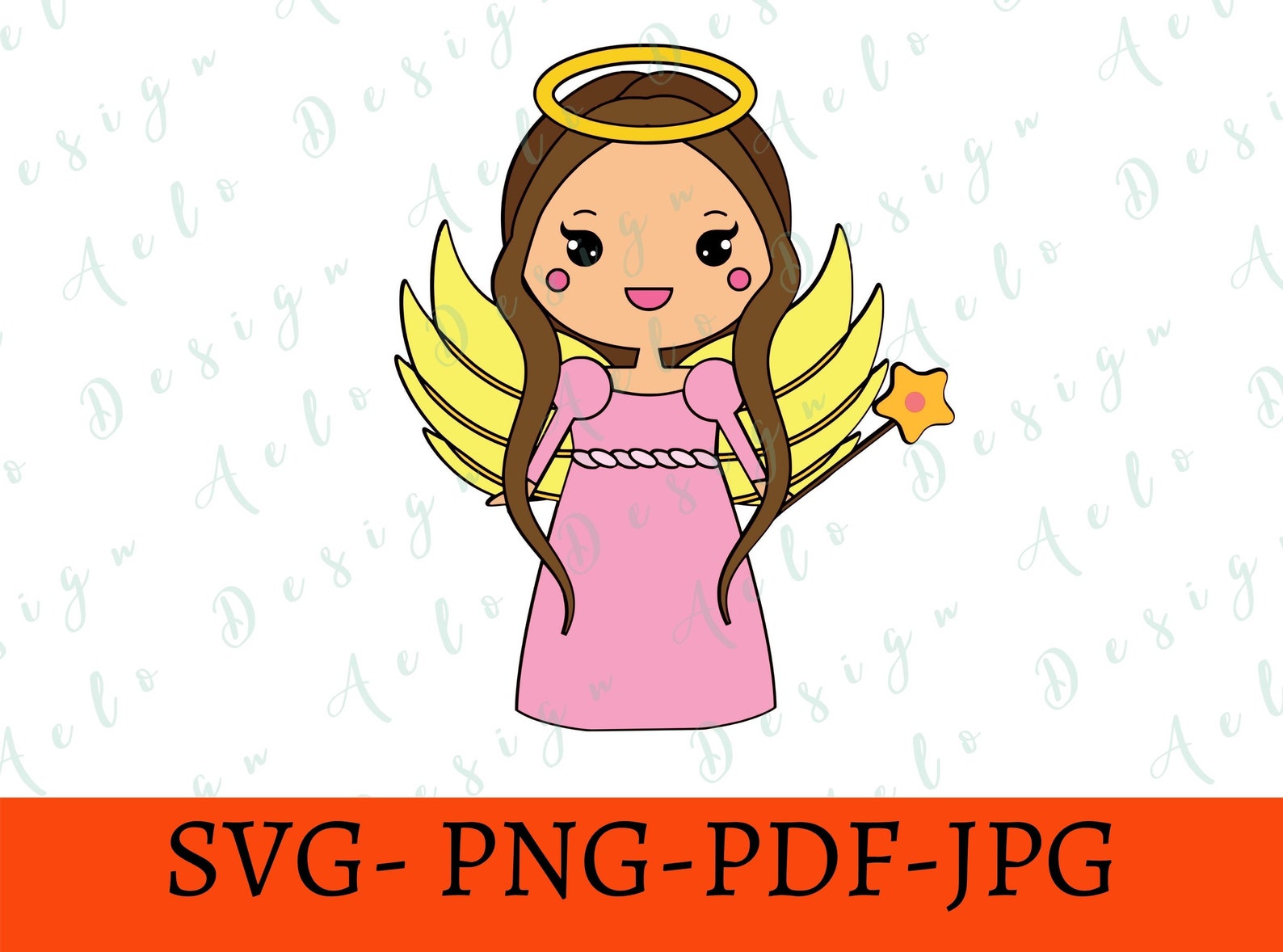 Angel Cut File - Cute Little Girl- Svg Files for Cricut-silhouette Svg ...