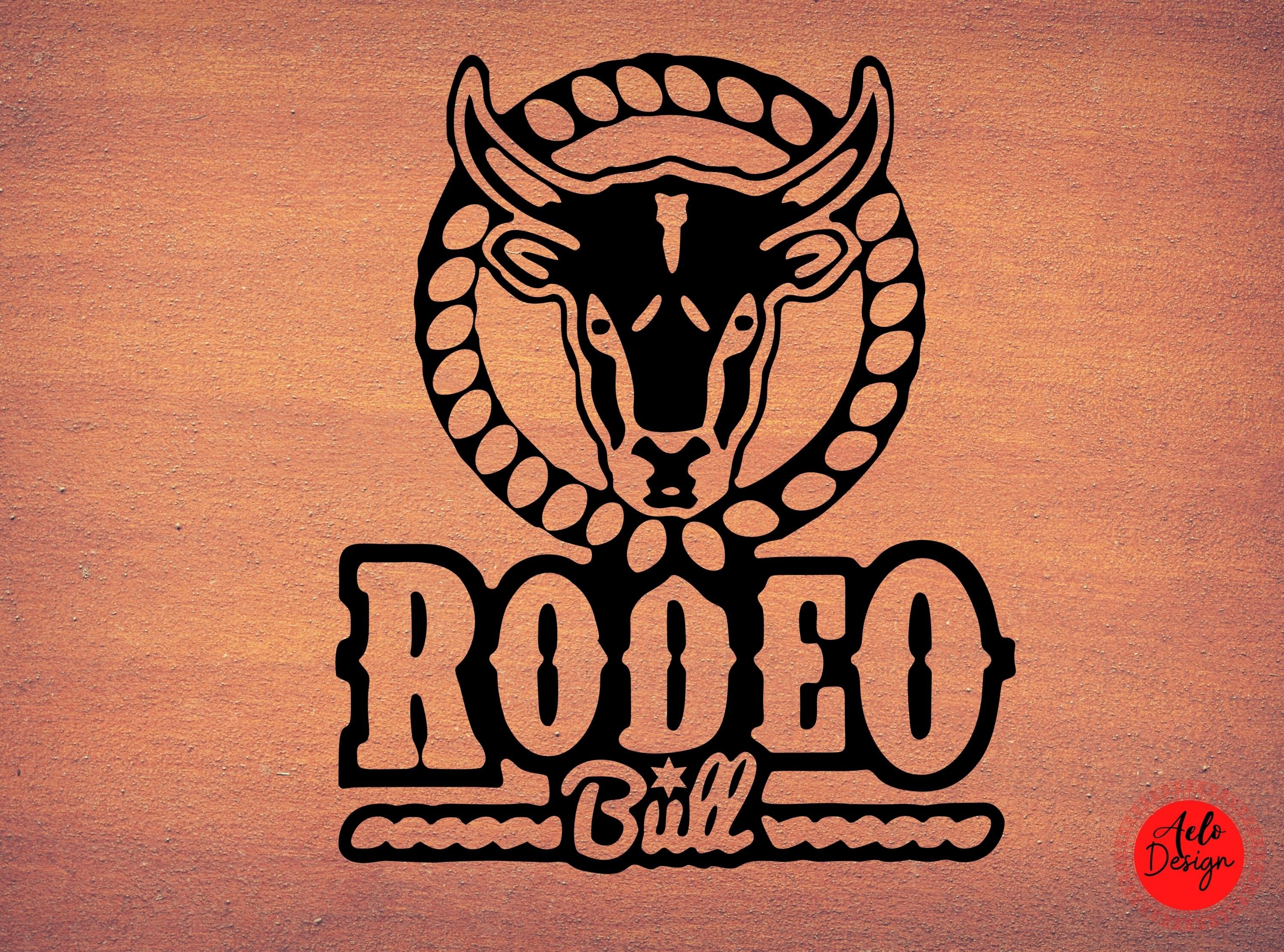 Rodeo Svg-bull Head Svg- Western Rodeo Cowboy-bull Svg-cut File Circuit ...