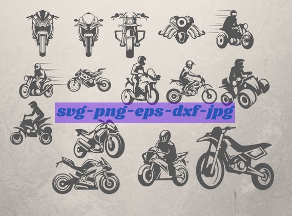Motorcycle Svg-motorcycle Cut File-motorbike Vector-svg Eps | Etsy