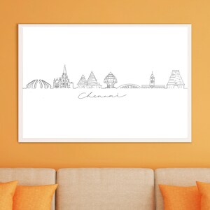 Chennai Skyline | Chennai | Indian Art | Digital Art - Etsy