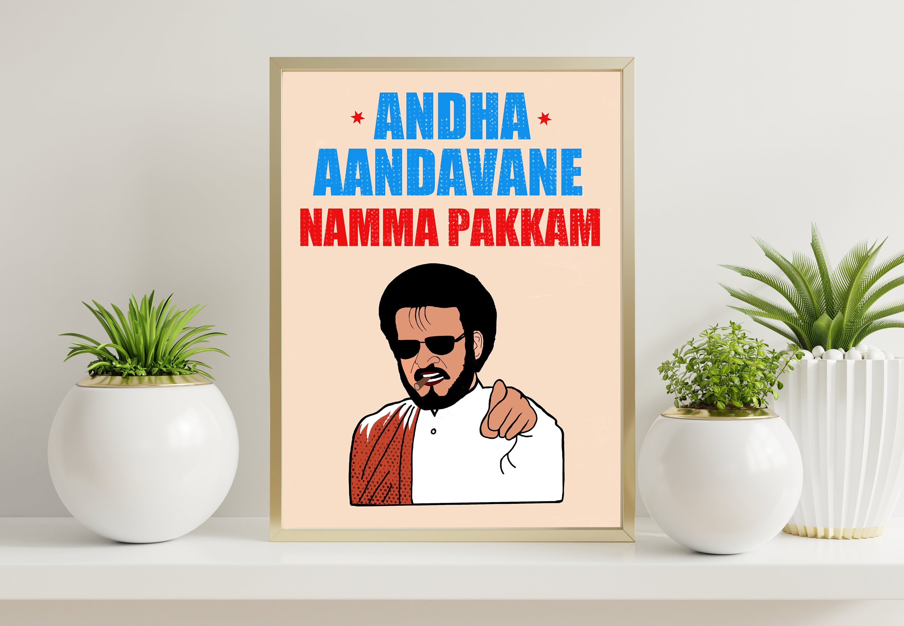 Rajinikanth Poster Digitial Printable Art Tamil Movie Poster - Etsy UK