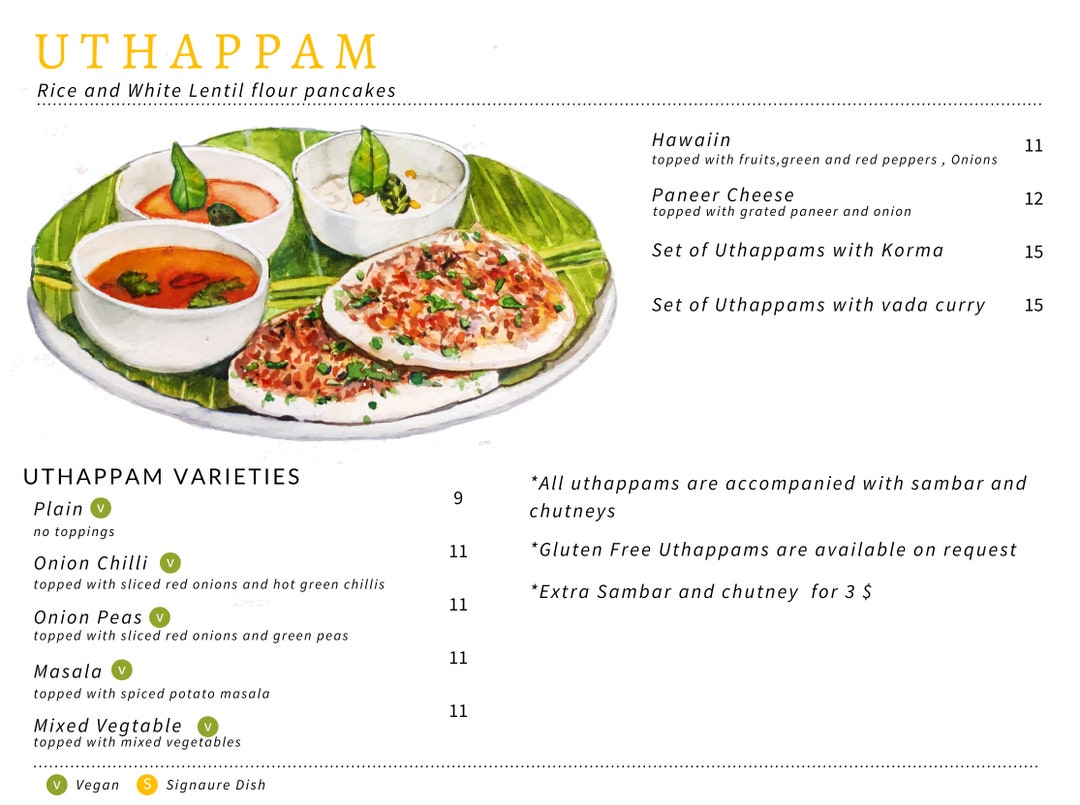 Custom Restaurant Menu Design Personalized Menu Design - Etsy