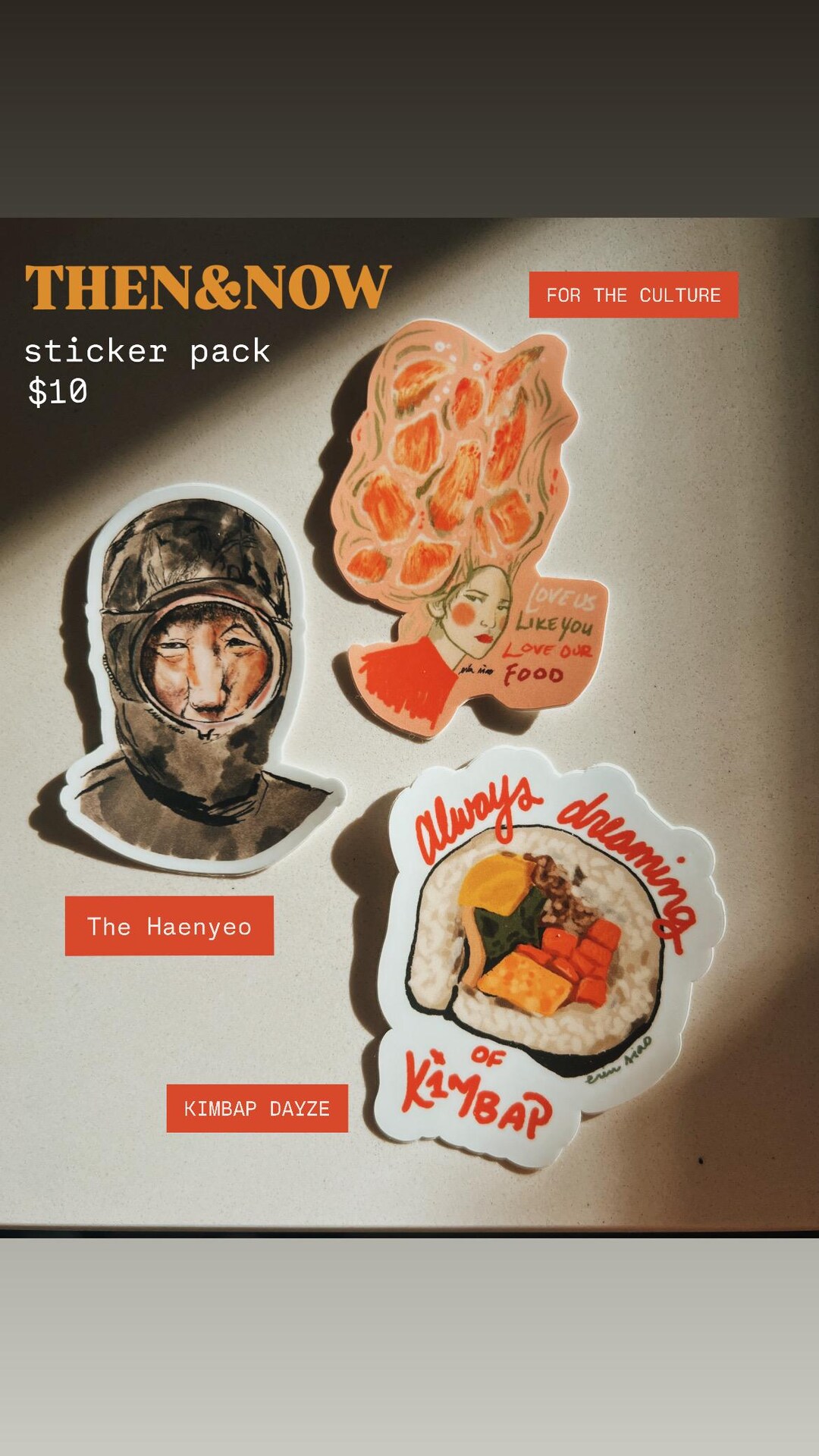 3-pack Korean Hand Drawn Stickers, Cute Stickers - Etsy