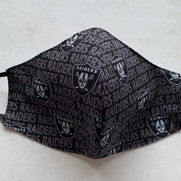 Las Vegas Raiders Face Mask - Etsy