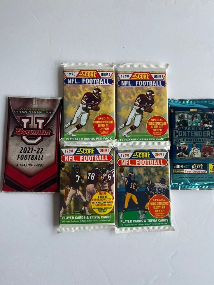 Football NFL Trading Cards Vintage Cards Sports Trading Cards NFL ...