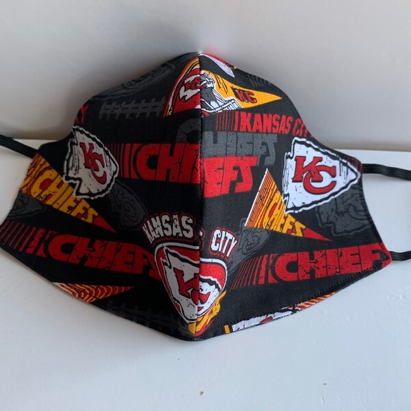 Kansas City Chiefs Mask - Etsy